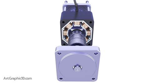 Stepper Motor Diagram 3d Model Download