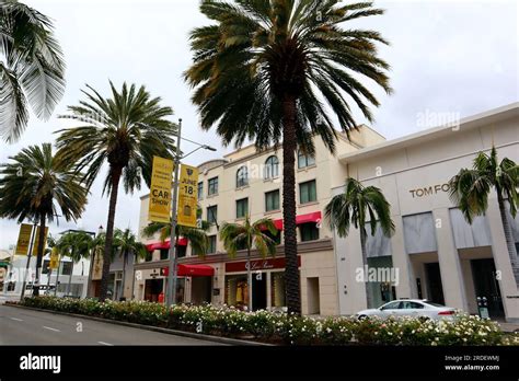 Beverly Hills California Rodeo Drive One Of The Most Fashionable