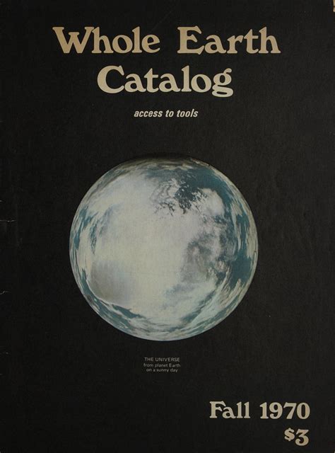 Whole Earth Index Whole Earth Catalog Fall 1970