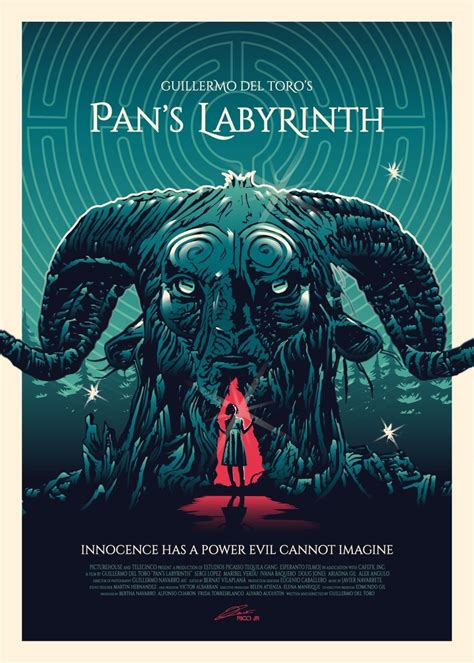 Pans Labyrinth Labyrinth Poster Movie Poster Art Guillermo Del