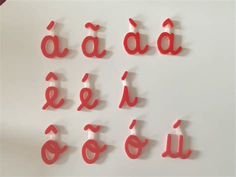 Letras Com Acentos 1 Unidade De Cada Misa3d