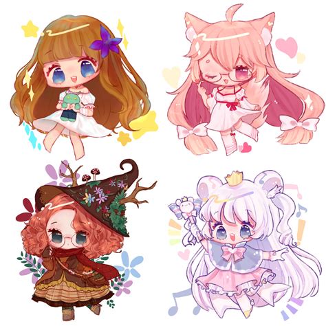 Sketchy Chibi Batch 2 By Noodle39 On Deviantart