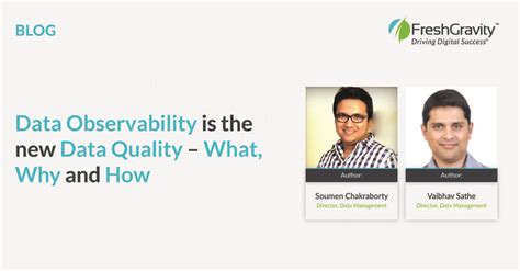 What Data Observability Is And Why It Matters Fresh Gravity Posted On The Topic Linkedin