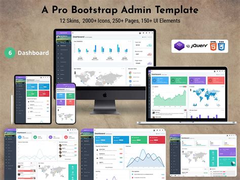 A Pro Bootstrap Admin Templates With Admin Panel