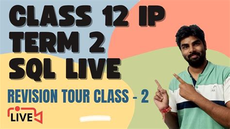 Class 12 Ip Database Query Using Sql Quiz Revision Tour Term 2 Cbse