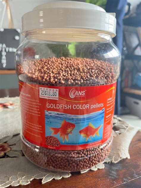 Goldfish Colour Pellets Pet Supplies Pet Food On Carousell