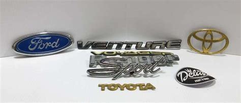 Auto Emblems Ford Emblems Ford Sport Custom Emblem Toyota Emblems Plymouth Voyage Emblem