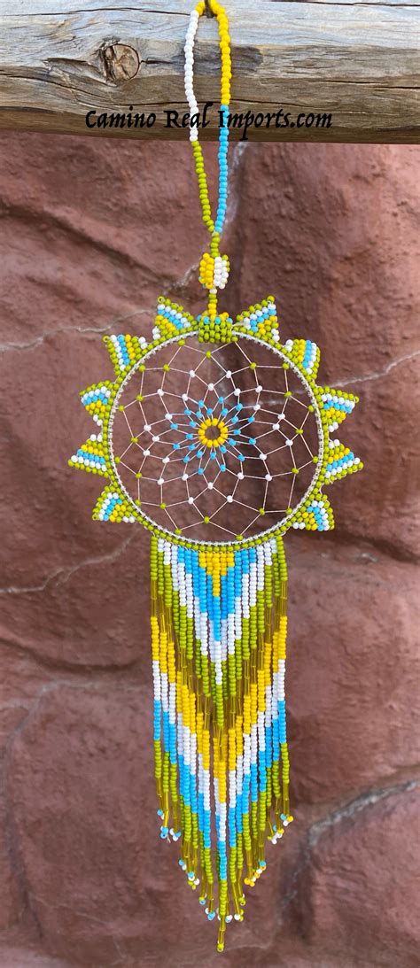 Hand Made Beaded Dream Catcher Bdc006 Seed Bead Jewelry Tutorials