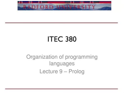 Ppt Itec 380 Powerpoint Presentation Free Download Id2218670