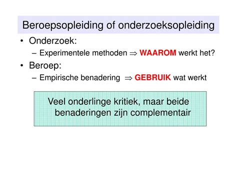 Ppt Onderzoeksmethoden En Technieken Powerpoint Presentation Free