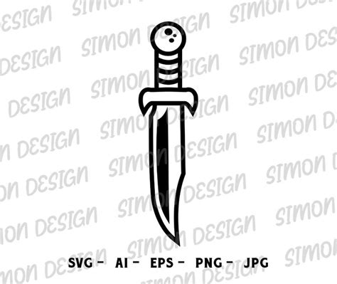 Dagger Svg Sword Svg Dagger Png Dagger Cutting Image Dagger Svg