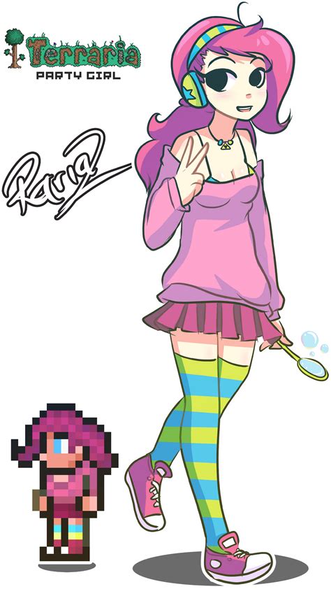Party Girl Terraria By Rariaz On Deviantart
