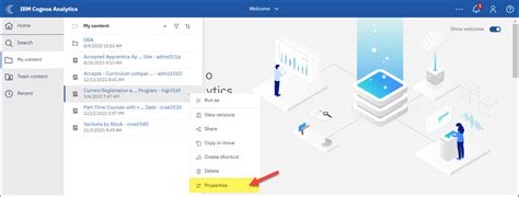 Getting Started With Cognos Analytics BCIT