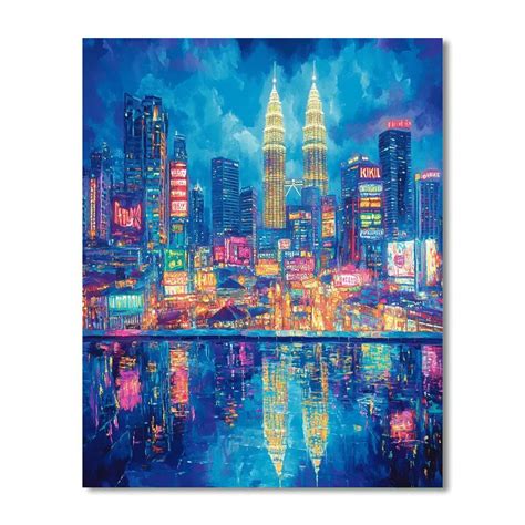 Kuala Lumpur Skyline From Bukit Bintang Rooftop Kuala Lumpur Malaysia
