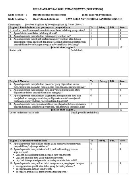 A Streptobacillus Moniliformis Clostridium Botulinum Praktikum Ke