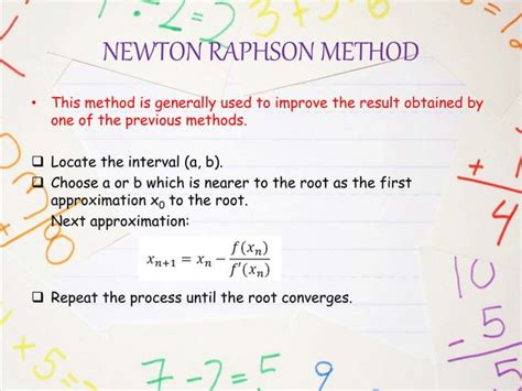 Numerical Solutions Of Algebraic Equations Pptx