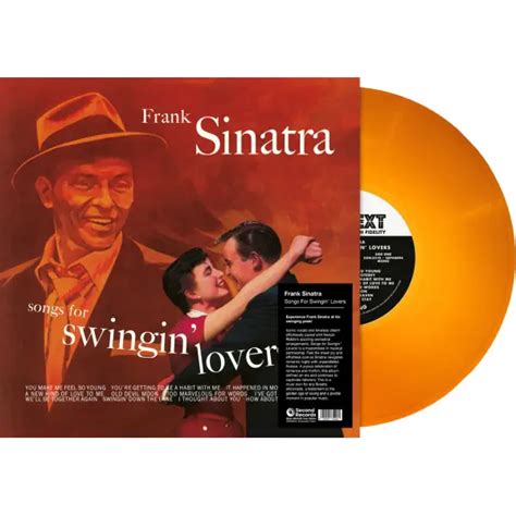 Frank Sinatra Songs For Swingin Lovers Orange Vinyl Lp