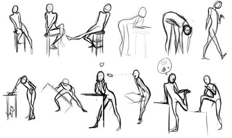 Gesture Drawing Examples