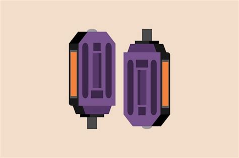 Premium Vector Two Bicycle Pedals Bicycle Concept Flat Vector