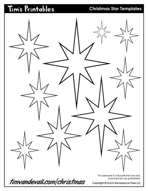 Christmas Star Patterns Printable Fanny Printable