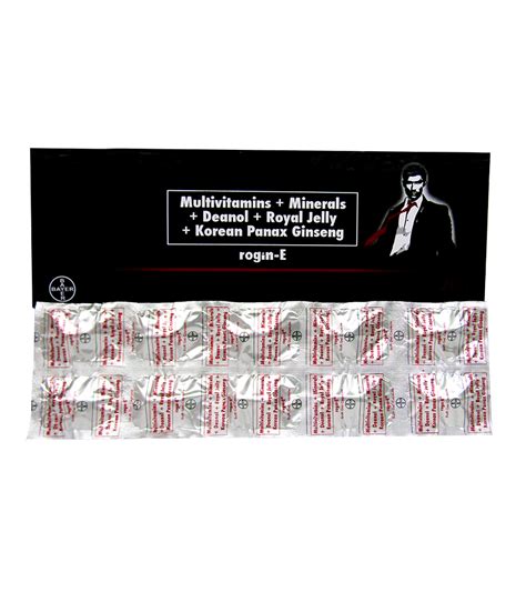 Rogin E Multivitamins And Minerals 1 Capsule Black St Joseph Drug