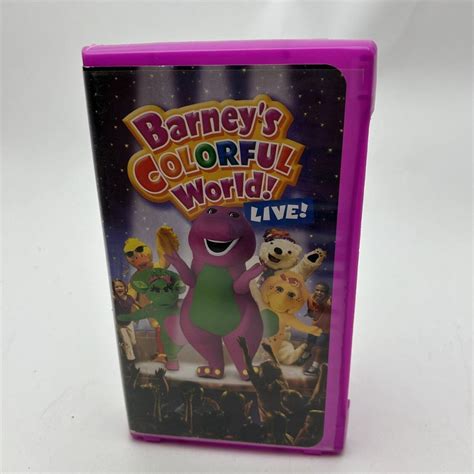Barneys Colorful World Live Vhs Vhstape Depop