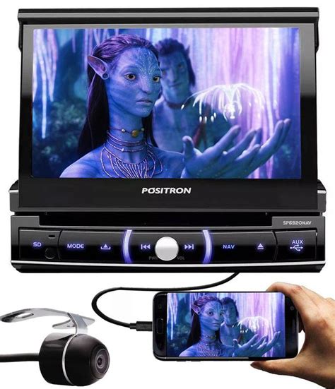 Dvd Retrátil Positron Sp6920nav 1 Din 7 Polegadas Tv Digital Integrada Gps Integrado Usb