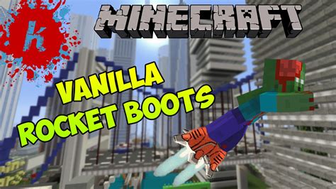 Minecraft Vanilla Rocket Boots 19 Youtube