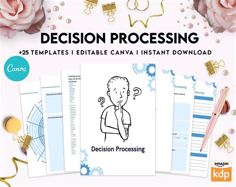 Thought Process Disorder Decision Processing Journal Pages For Daily