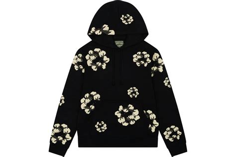 Denim Tears X Cpfm Cactus Tears Wreath Hoodie Black Mens Fw24 Us