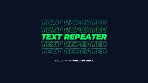 Text Repeater