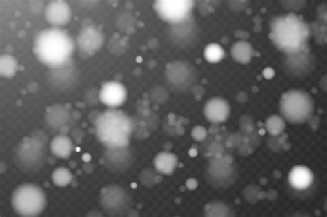 흰색 Png 먼지 빛 Bokeh 조명 효과 배경입니다 빛나는 먼지의 크리스마스 배경 프리미엄 벡터