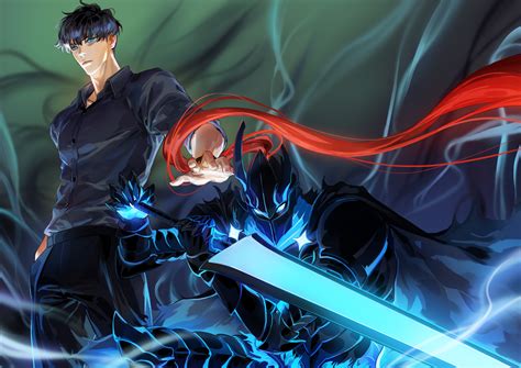 Sung Jin Woo And Igris Solo Leveling Drawn By Jane Mere Danbooru