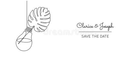 One Continuous Line Drawing Of Wedding Floral Decor Romantic Elegance