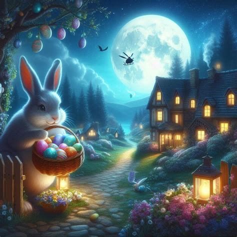 Slodki Krolik Tle Fantasy Zdjęcia Darmowe Pobieranie Na Freepik