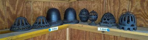 Cast Iron String Holders Mark Van Hook Auctioneer