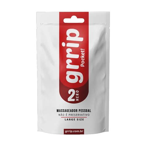 Grrip Pocket 2 Hero Masturbador Masculino Super Flexível Com Textura