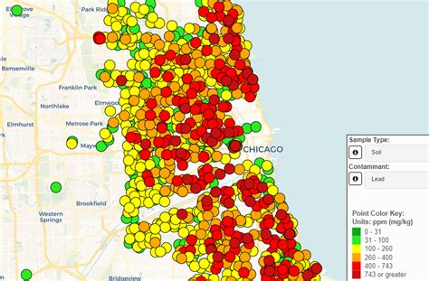 Map Reveals Widespread Lead Pollution In Chicago Backyards Parkways