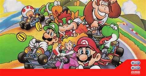 Super Mario Kart Snes De Sequência De F Zero A Uma Das Maiores