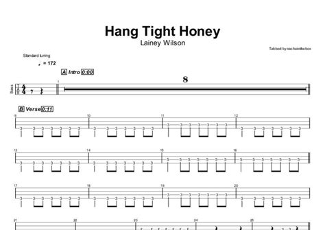 Hang Tight Honey Tab Lainey Wilson