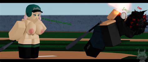 Rule 34 1boy 1girls 3d Baseball Baseball Bat Baseball Helmet Clothed