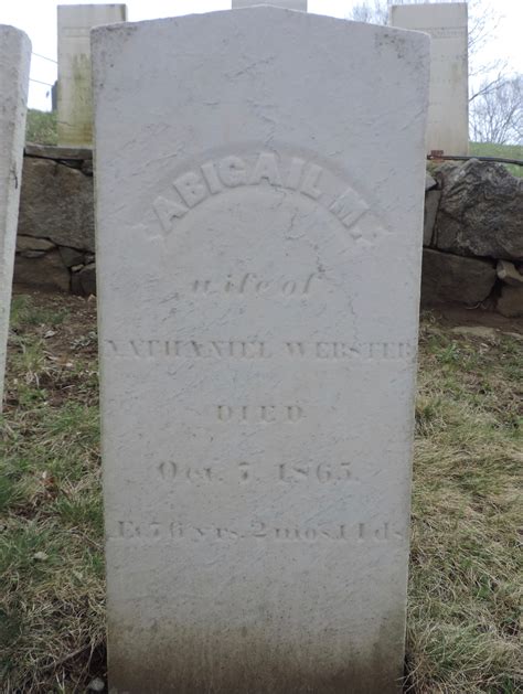 Abigail M Webster 1789 1865 Find A Grave Memorial