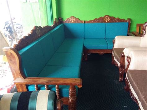 5 Seater Teak Wood Shofa Set And Bed Without Storage At Rs 38000 In