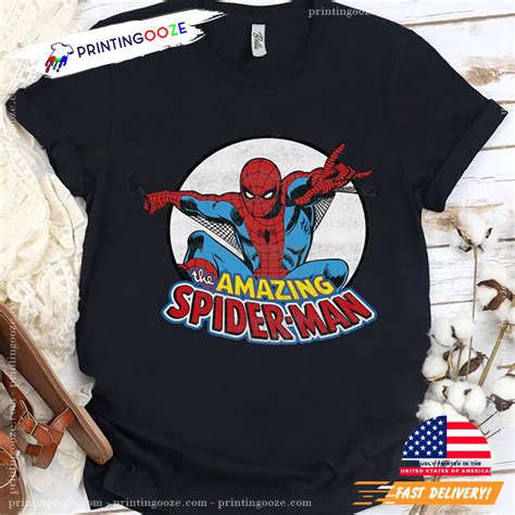 The Amazing Spider Man Retro Marvel Avengers T Shirt Unleash Your