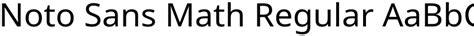 Noto Sans Math Font Download Free For Desktop And Webfont