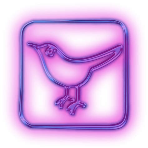 Twitter Logo Purple Neon Energetic Logo Reveal By Chernu On Envato