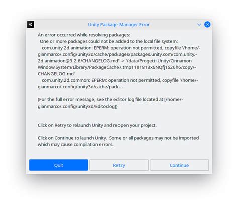 Unity 2019417f1 On Arch Linux Wont Load Textmeshpro In My Project