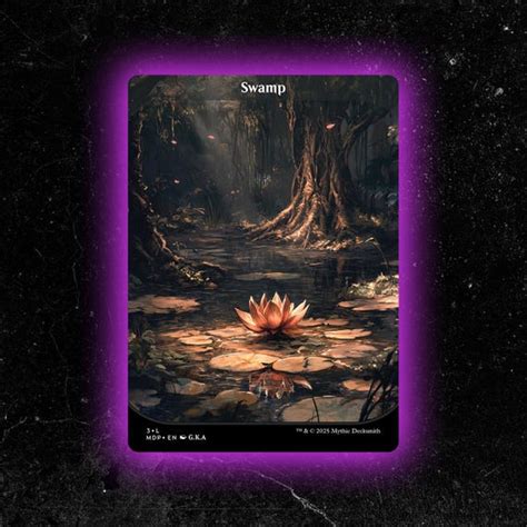 Magic The Gathering Land Art Swamp