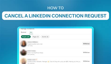 How To Cancel Linkedin Connection Requests And Why You Should • Grow