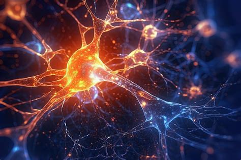 Premium Ai Image Science And Medicine Abstraction With Neurons
